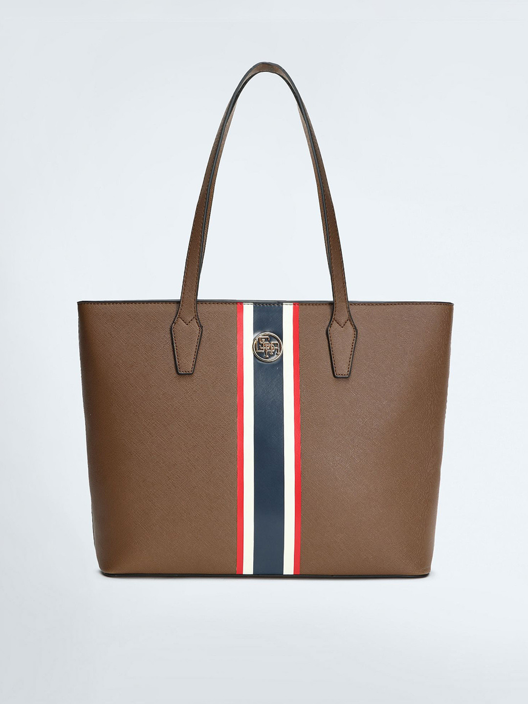 Buy U.S. Polo Assn. Women Striped Shopper Shoulder Bag - Handbags for ...
