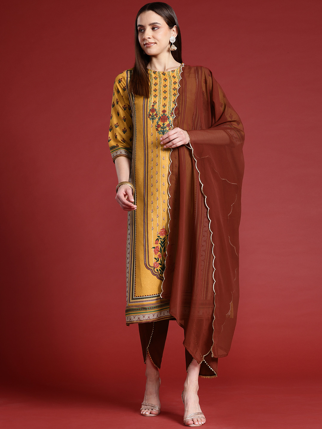 Buy Anouk Floral Printed Kurta Suit Set - Kurta Sets for Women 23546664 ...