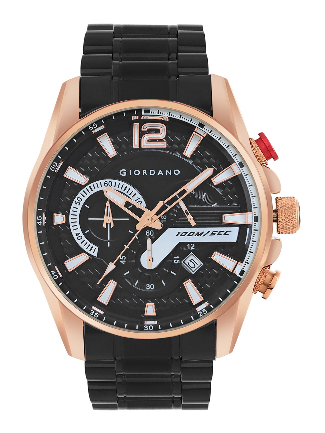 Buy GIORDANO Men Dial & Stainless Steel Straps Analogue Water Resistant ...
