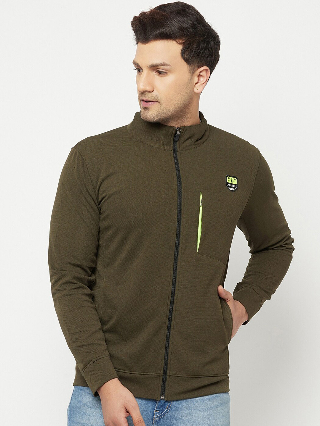 Buy GLITO Mock Collar Bomber Jacket - Jackets for Men 23554778 | Myntra