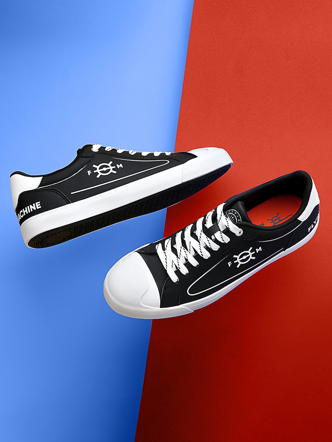 Buy Flying Machine Men Printed Comfort Insole Sneakers - Casual Shoes ...