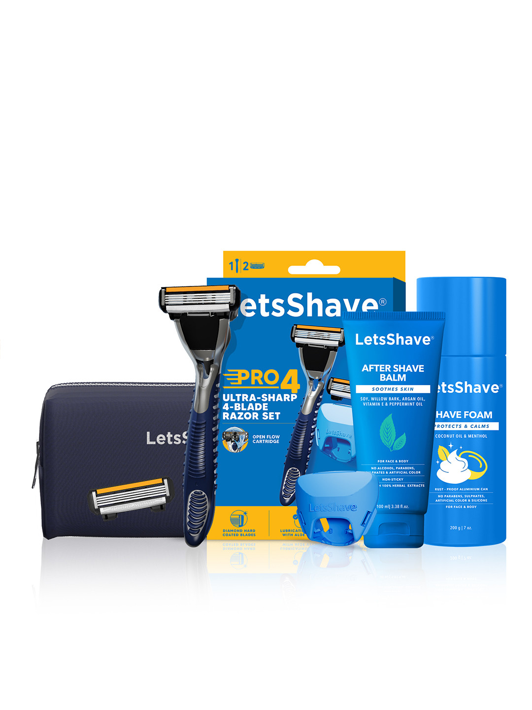 Buy LetsShave Men Pro 4 Grooming & Shaving Kit - Grooming Combo for Men 23561996 | Myntra