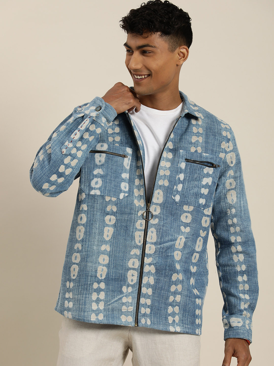 Buy Taavi Pure Cotton Outer Wear Tailored Jacket - Jackets for Men ...