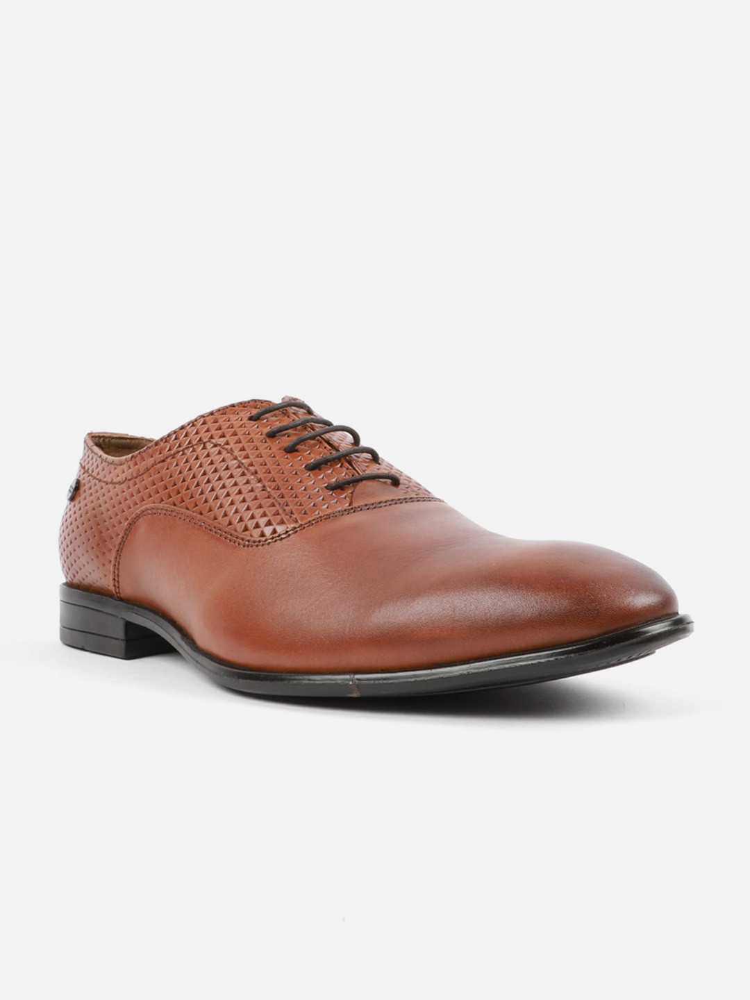 Buy Carlton London Men Textured Leather Formal Oxfords - Formal Shoes ...