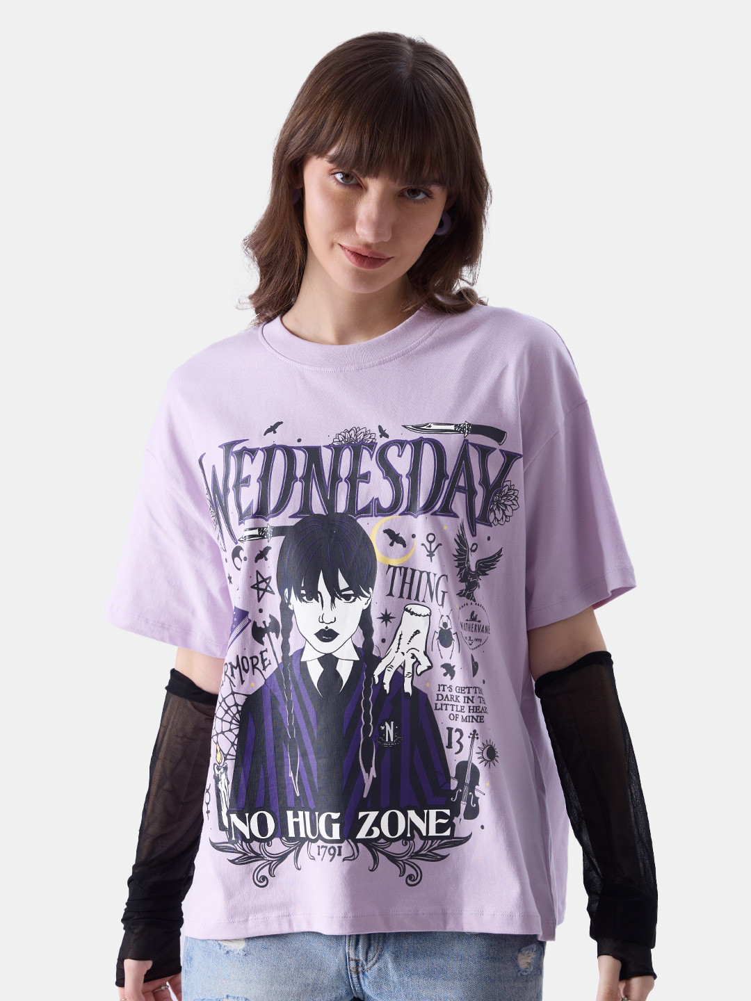 Buy The Souled Store Graphic Printed Oversized Pure Cotton T Shirt ...