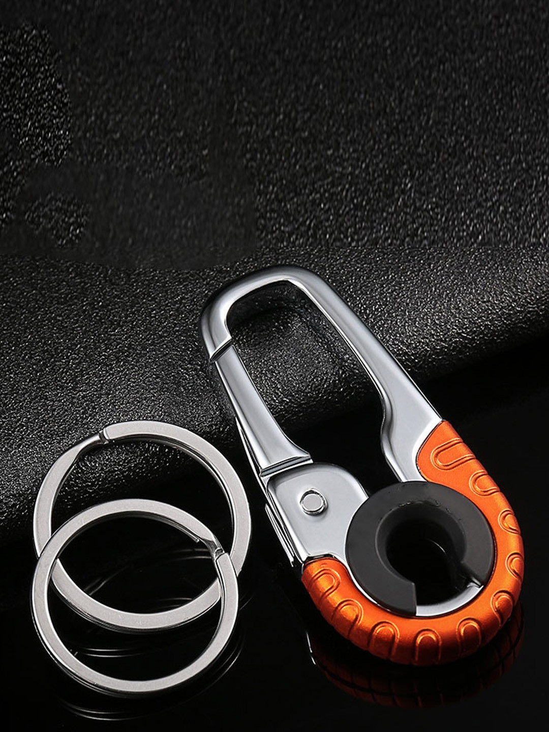 Buy CONTACTS Heavy Duty Stainless Steel Hook Keychain - Key Chain for ...