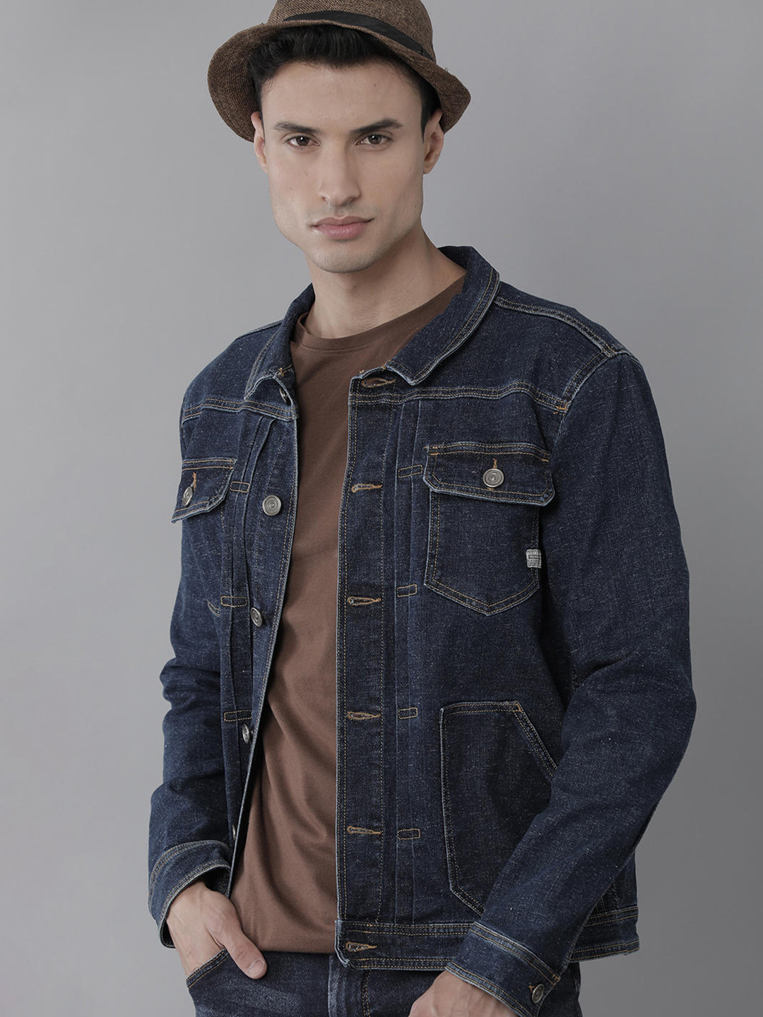 Buy Voi Jeans Washed Denim Jacket - Jackets for Men 23603386 | Myntra