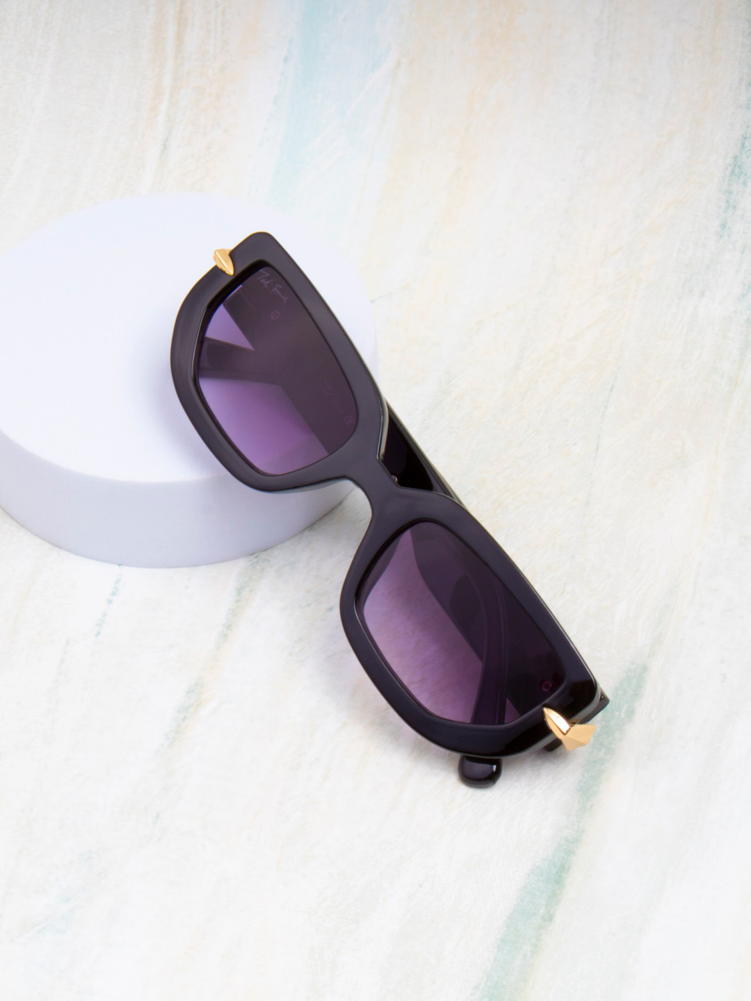 Buy Ted Smith Rectangle Sunglasses With UV Protected Lens SERPENTI_C2 ...