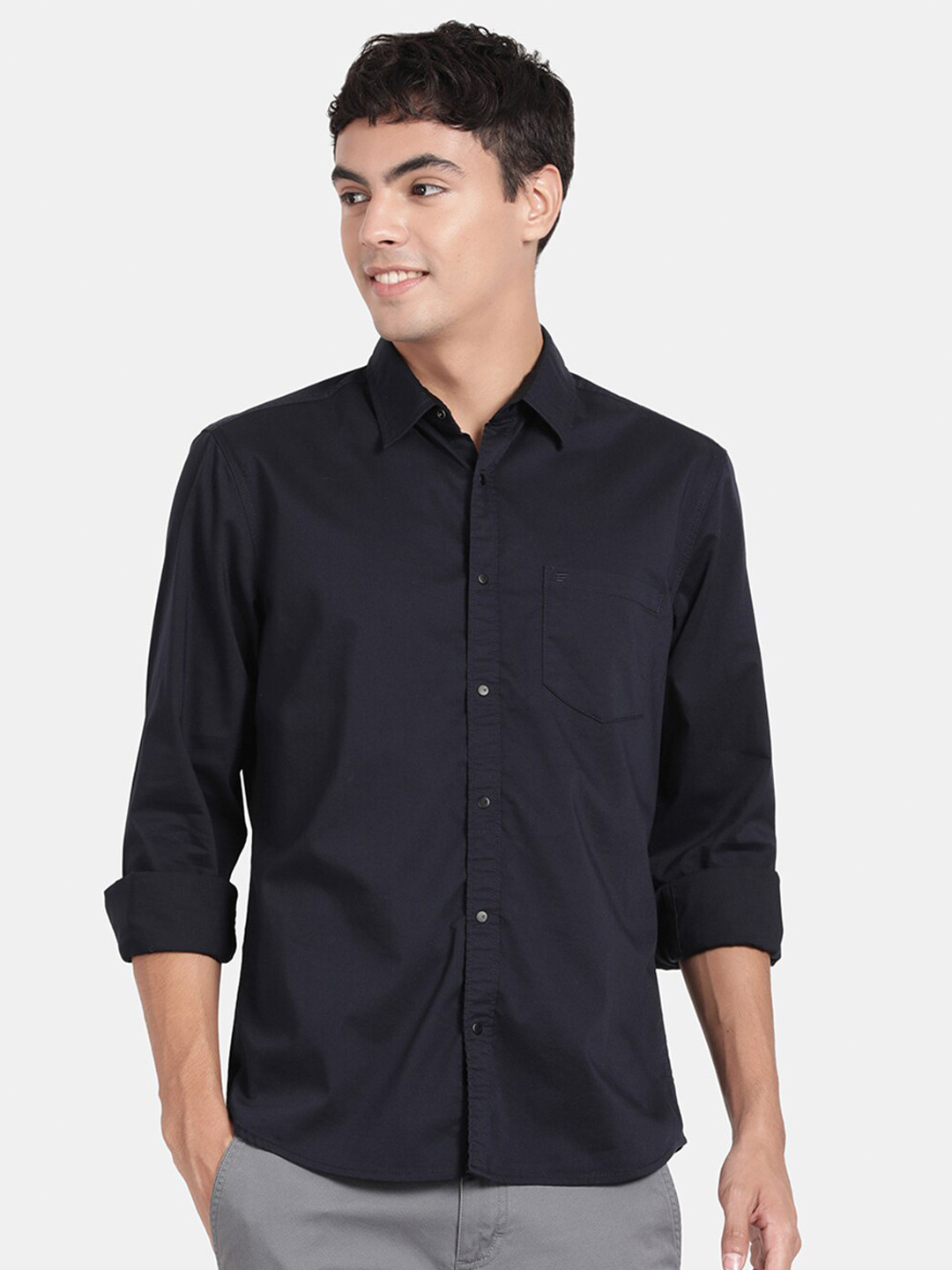 Buy T Base Cotton Casual Shirt - Shirts for Men 23611968 | Myntra