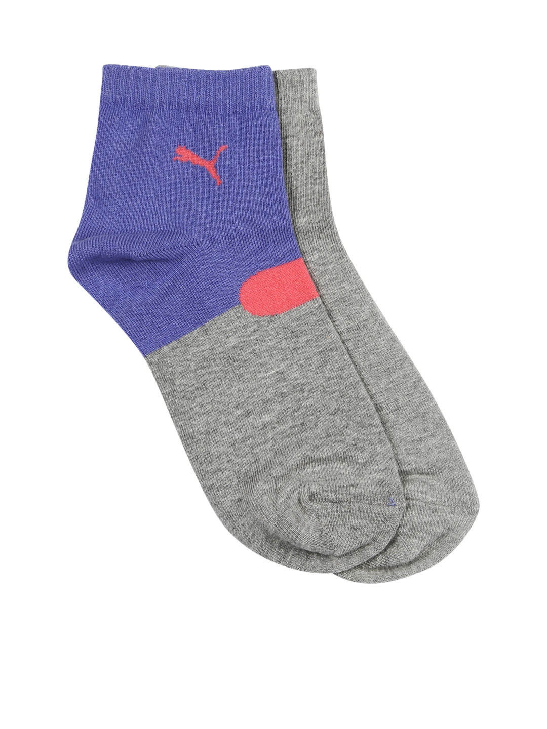 Buy Puma Women Pack Of 2 Quarter Stripe Socks - Socks for Women 2361374 ...