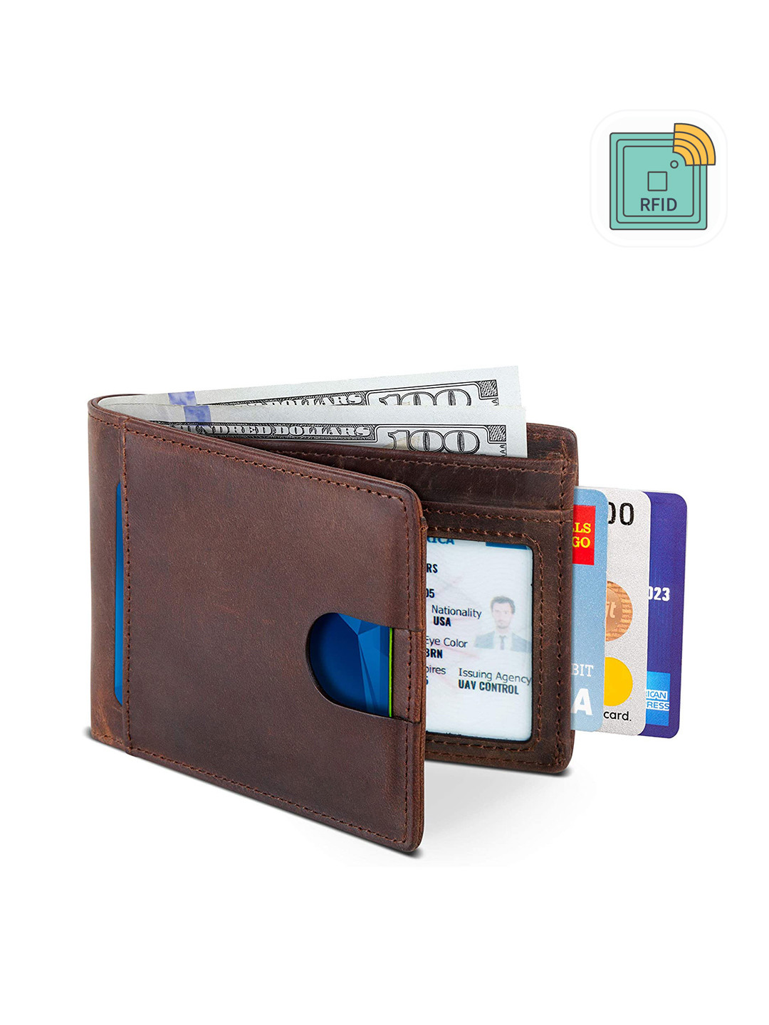 Buy CONTACTS Leather Two Fold Wallet - Wallets for Unisex 23636304 | Myntra