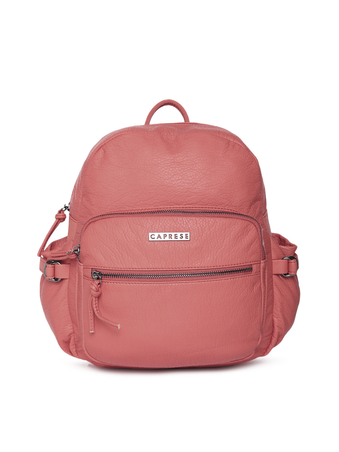 Buy Caprese Women Pink Solid Backpack - Backpacks for Women 2364925 ...