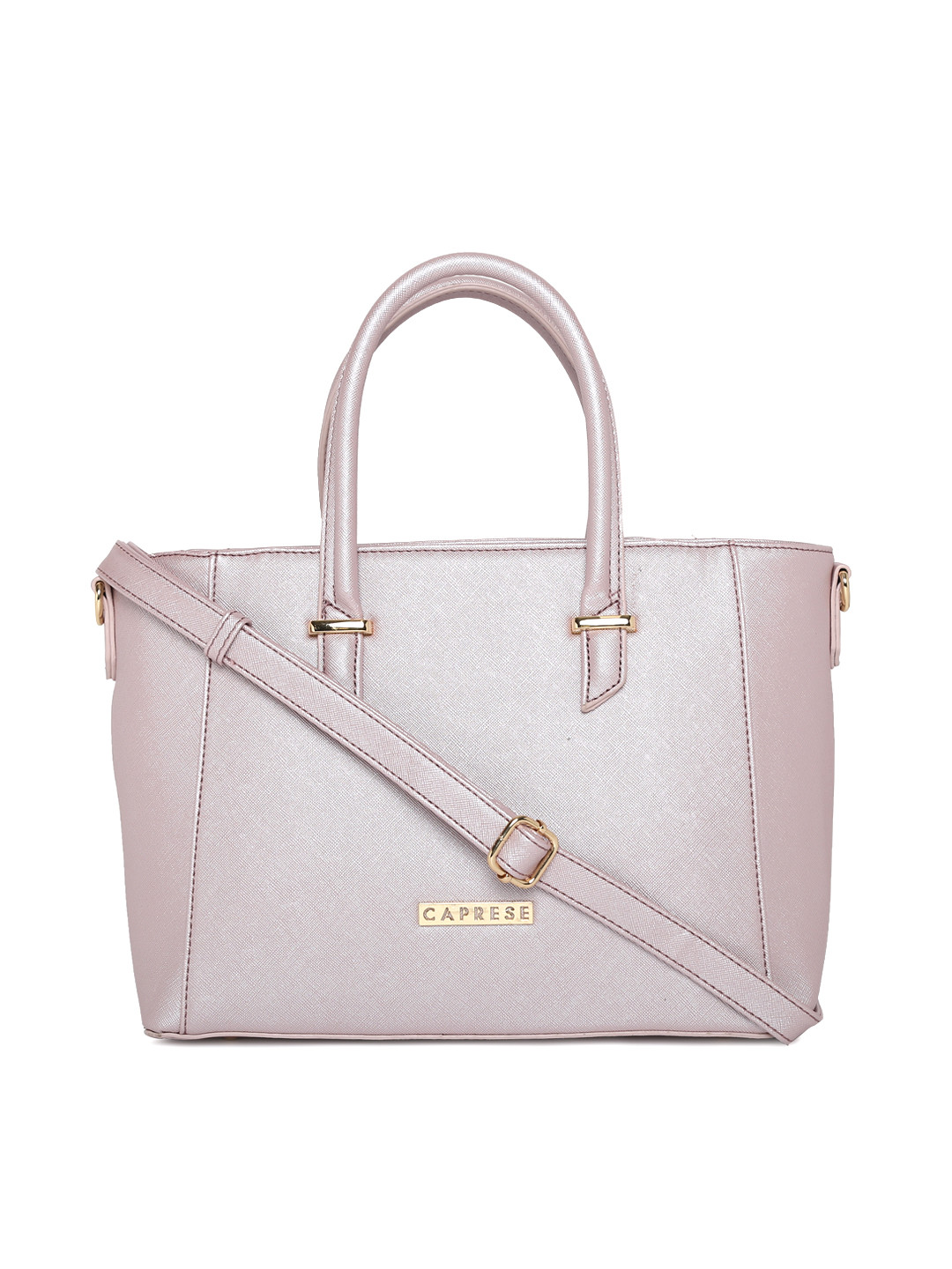 Buy Caprese Pink Solid Handheld Bag - Handbags for Women 2364954 | Myntra