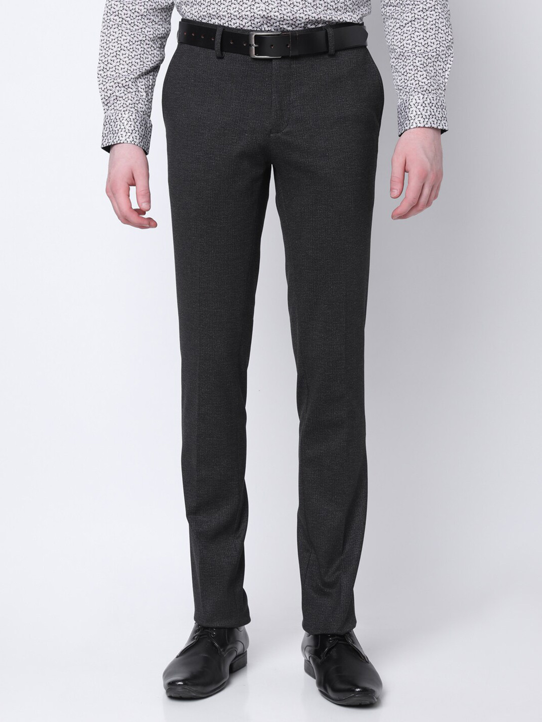 Buy J Hampstead Men Slim Fit Formal Trousers - Trousers for Men ...