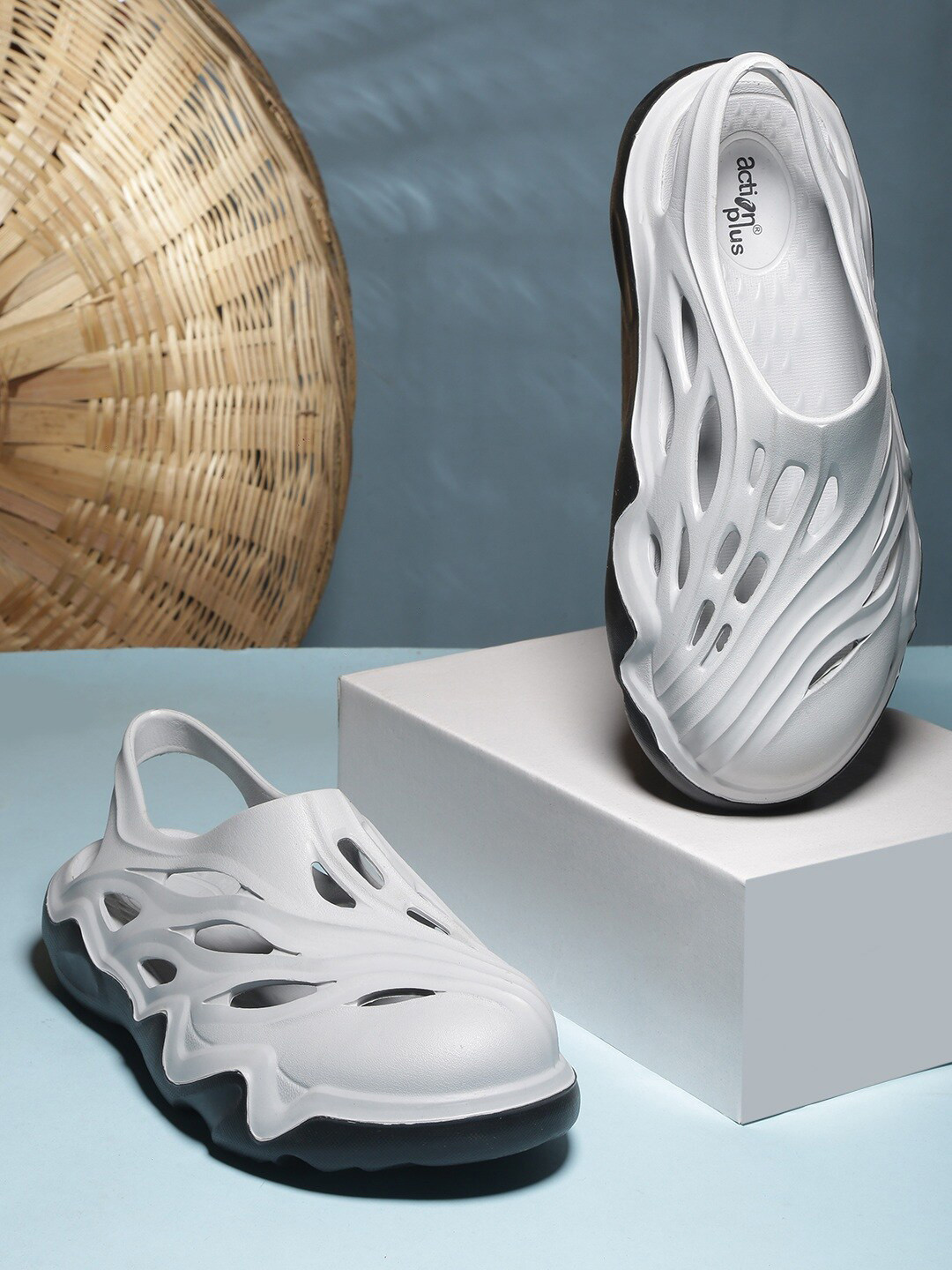 Buy Action Men Self Design Rubber Clogs - Flip Flops for Men 23655146 ...