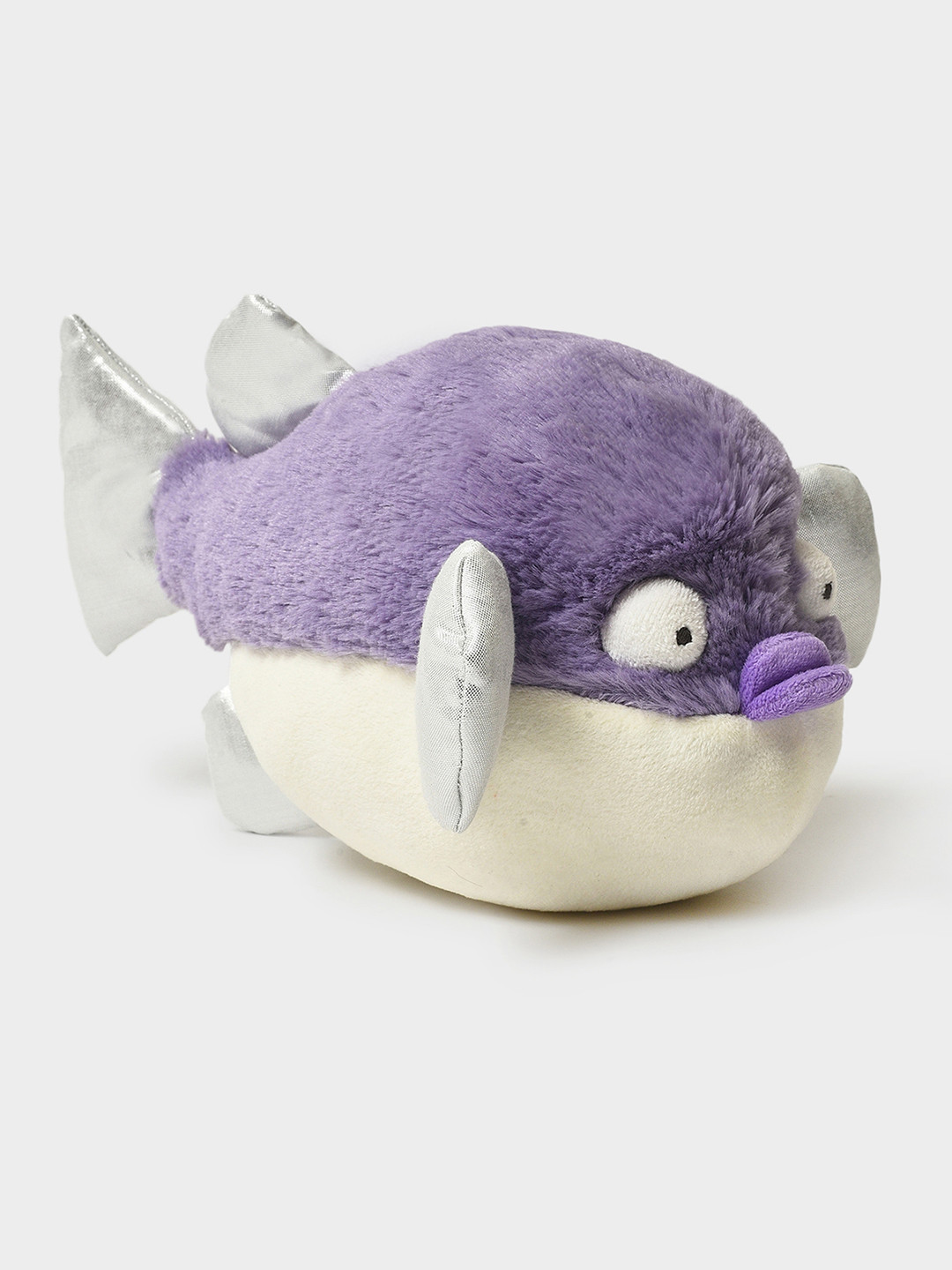 Buy MiArcus Puffer Fish Soft Plush Toy Purple Height 16 Cm - Soft Toys ...
