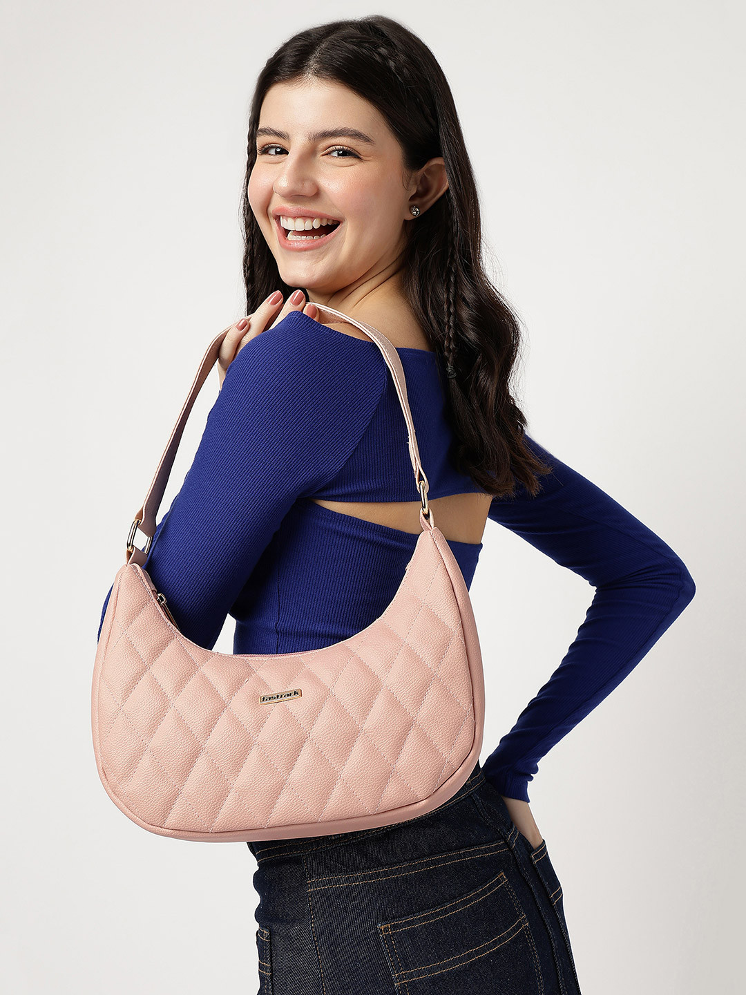 Buy Fastrack Women PU Quilted Shoulder Bag - Handbags for Women ...