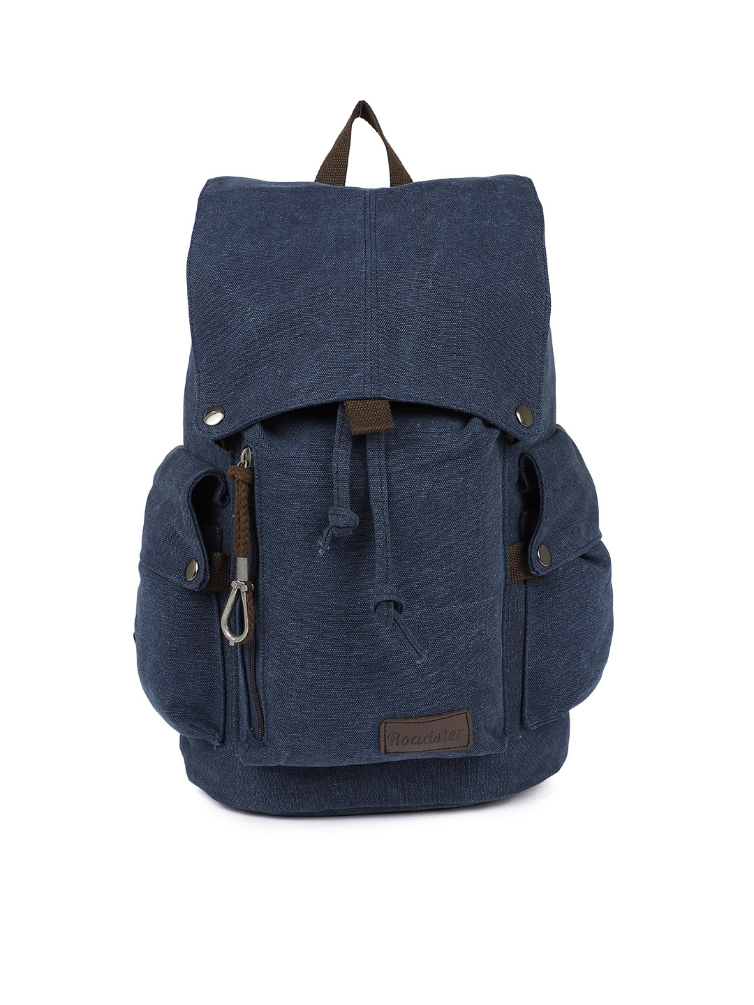 Buy Roadster Women Navy Blue Solid Backpack - Backpacks for Women ...