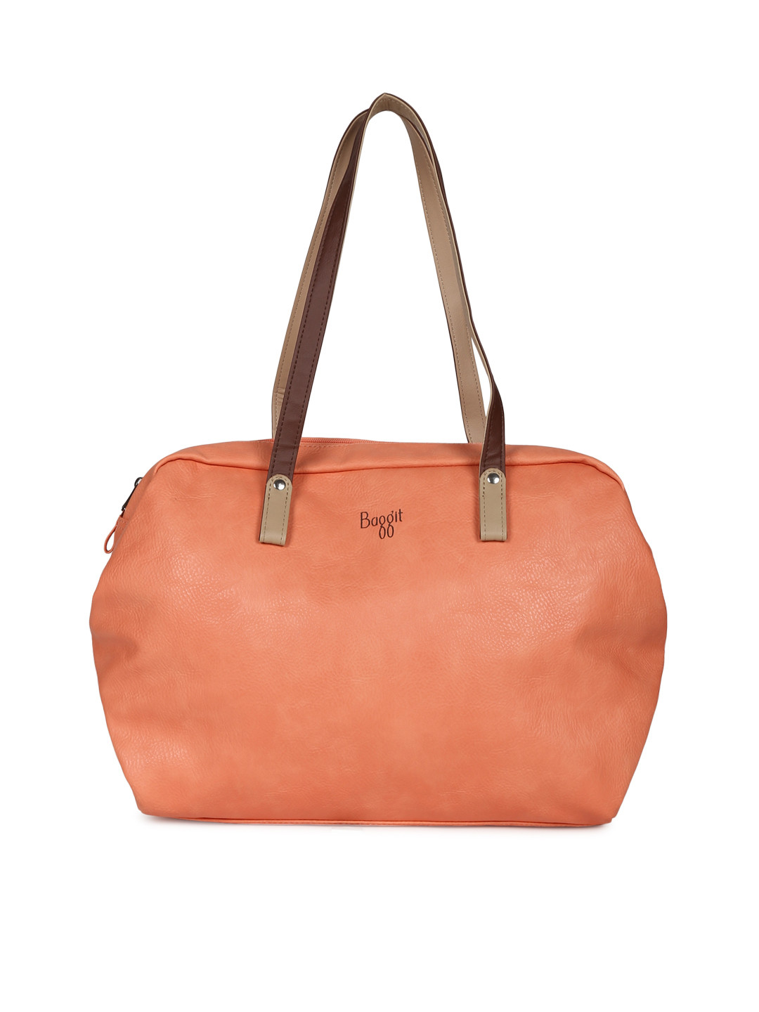 Buy Baggit Peach Coloured Solid Shoulder Bag - Handbags for Women ...