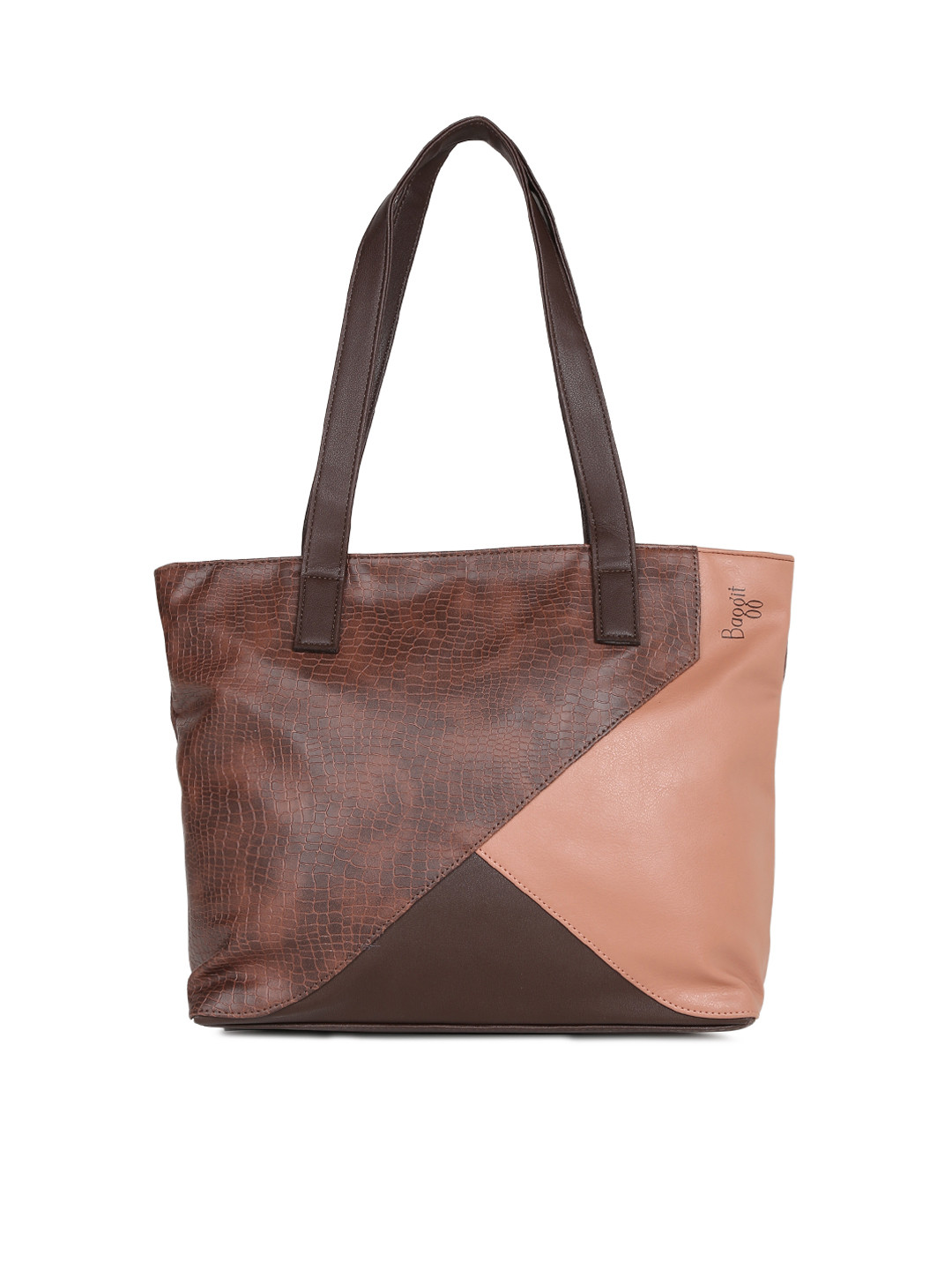 Buy Baggit Brown Colourblocked Shoulder Bag - Handbags for Women ...