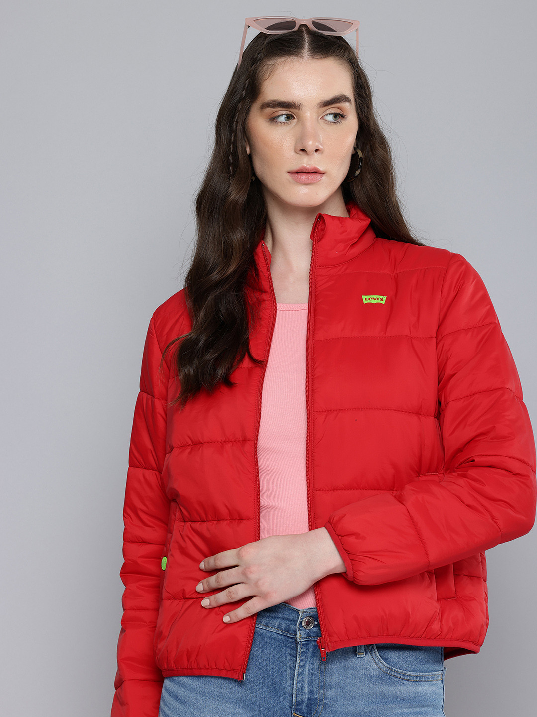 Buy Levis Long Sleeves Padded Jacket Comes With A Pouch - Jackets for ...