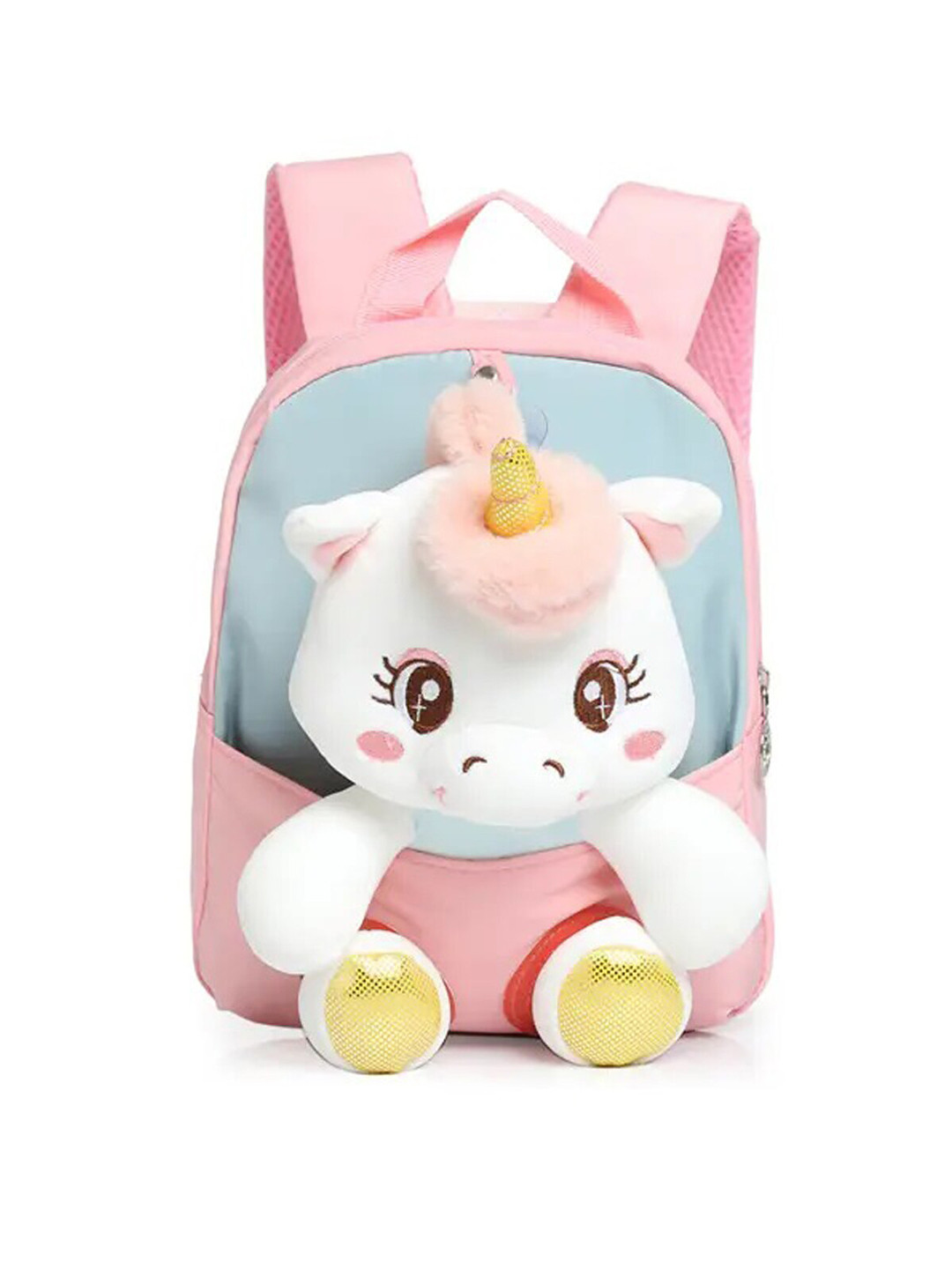 Buy Smily Kiddos Unisex Kids Unicorn Plush Applique Backpack ...