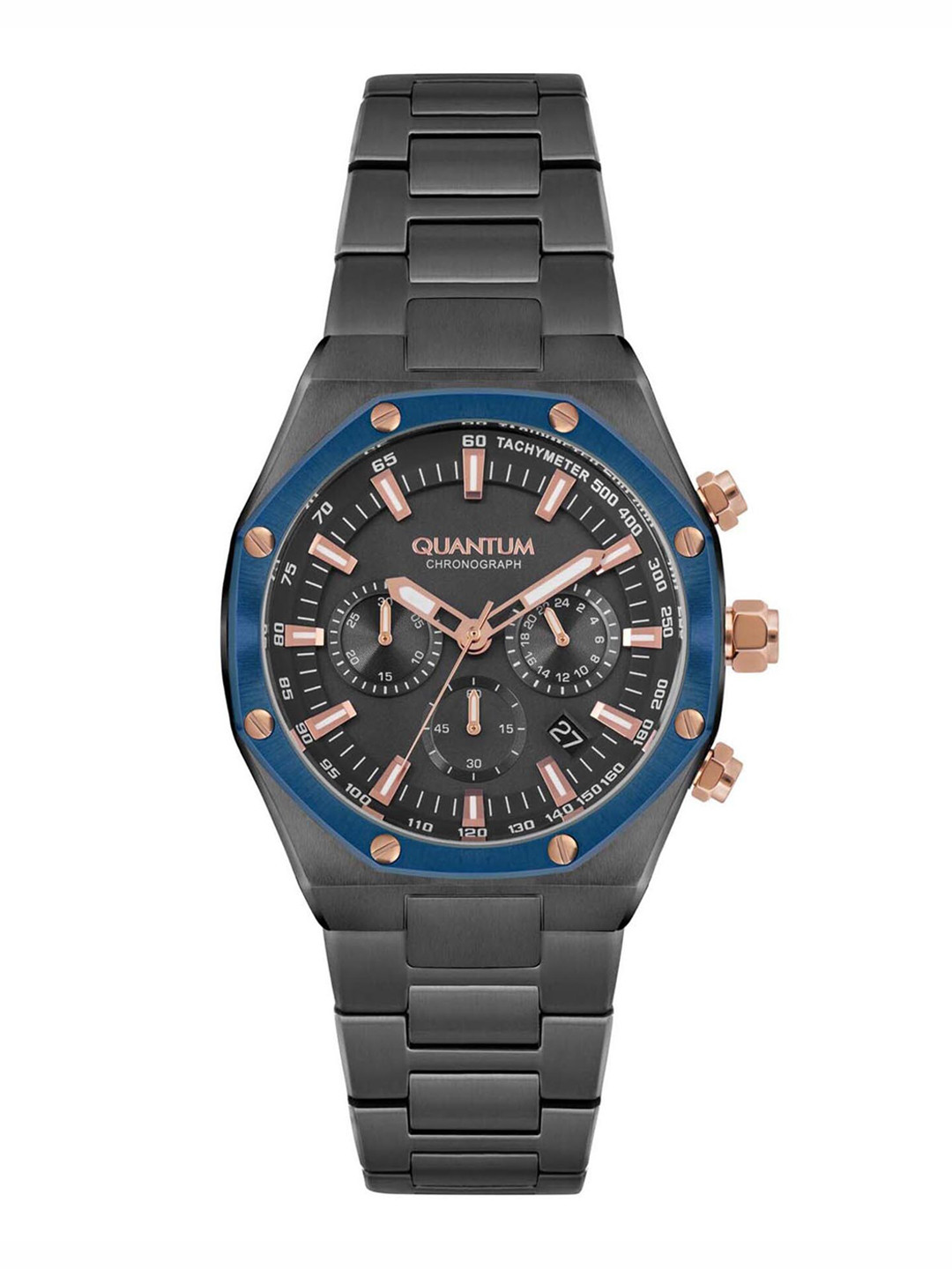 Buy Quantum Men Dial & Stainless Steel Bracelet Style Straps Analogue ...