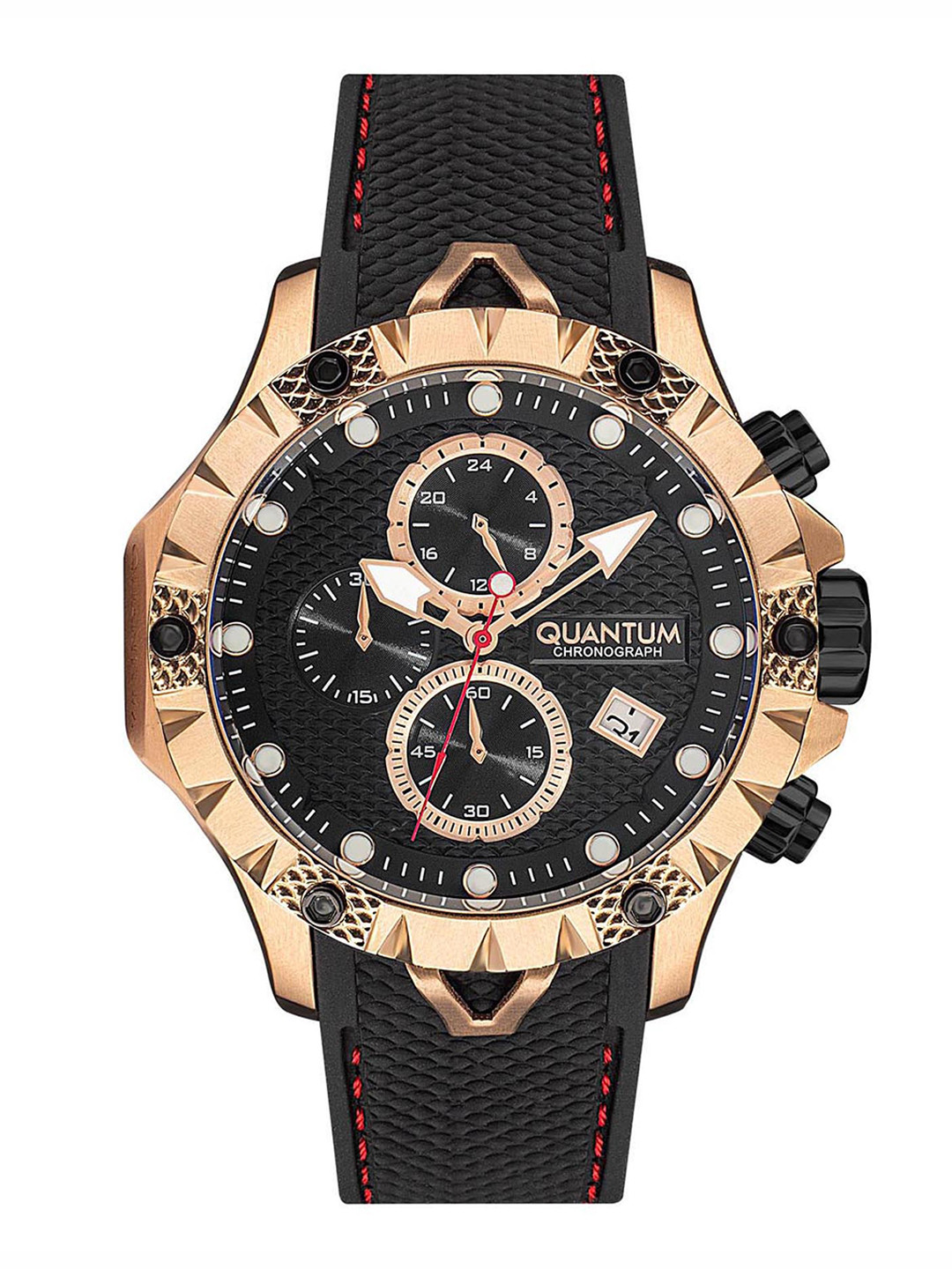 Buy Quantum Men Bracelet Style Straps Analogue Chronograph Watch HNG957 ...