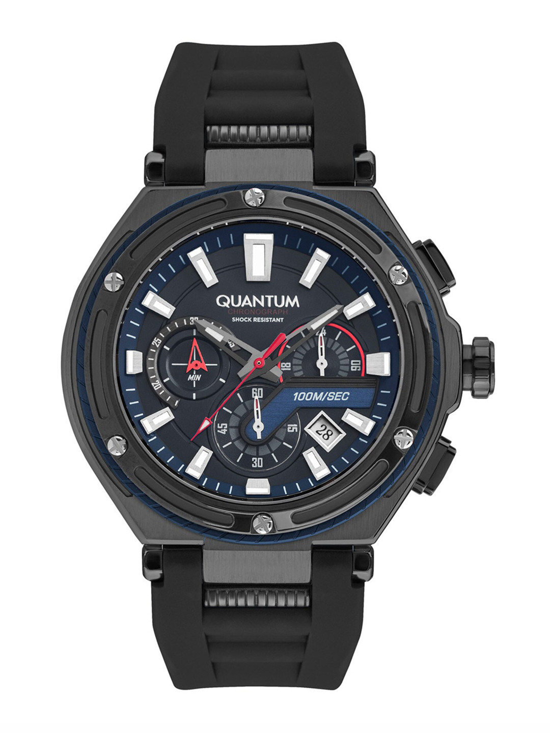 Buy Quantum Regular Style Silicon Straps Digital Display Chronograph ...