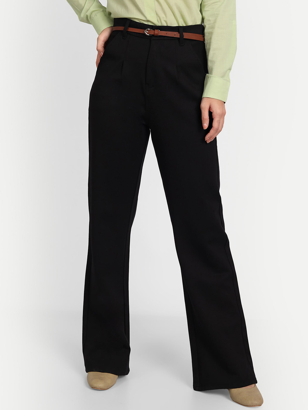 Buy Next One Women Relaxed Straight Leg Loose Fit High Rise Easy Wash ...