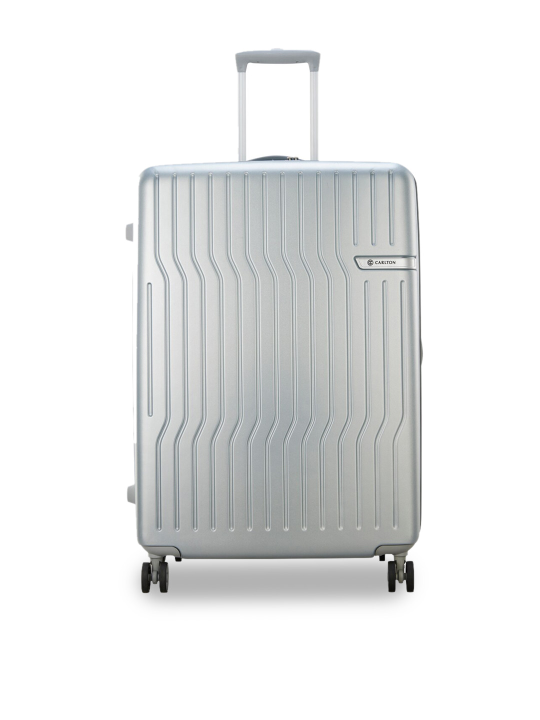 Buy CARLTON Textured Hard Sided Large Trolley Suitcase - Trolley Bag ...