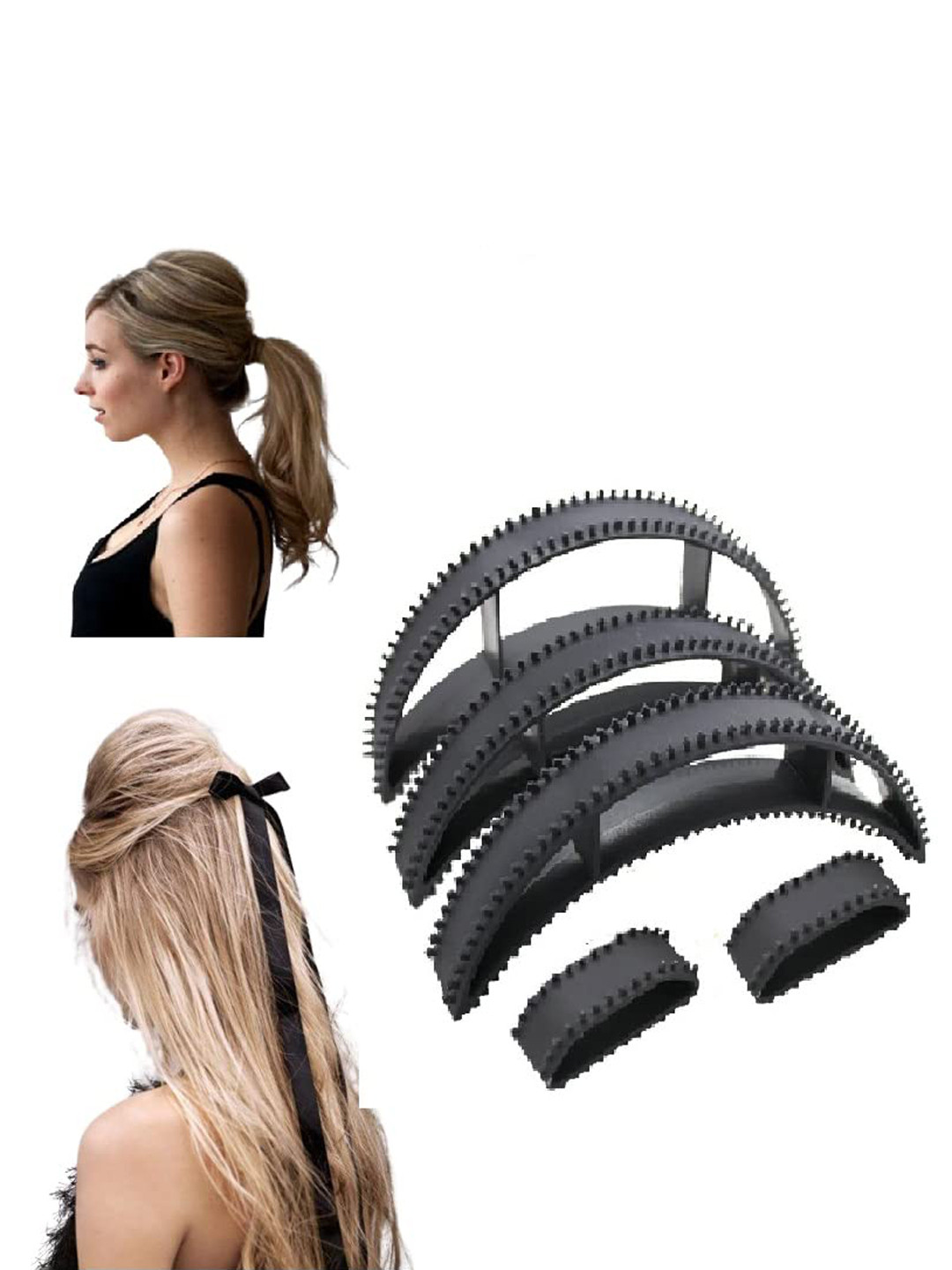 Buy CHANDERKASH Set Of 5 Bumpit Puff Maker Hair Pin - Hair Accessory ...