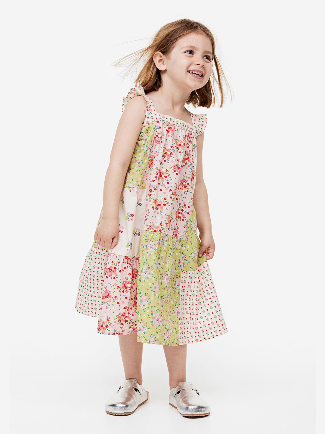 Buy H&M Girls Voluminous Cotton Dress - Dresses for Girls 23720242 | Myntra
