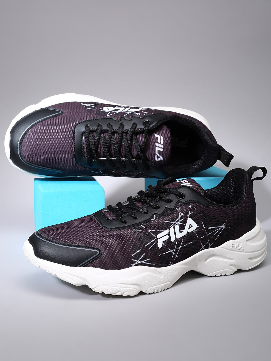 Buy FILA Men Mesh & Marking Running Shoes - Sports Shoes for Men ...