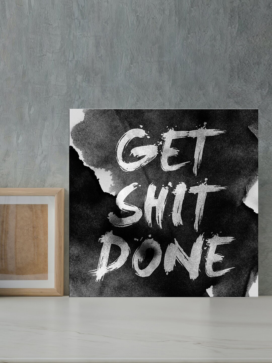 Buy Gallery99 Black & Grey Motivational Quotes Wall Art - Wall Art for ...