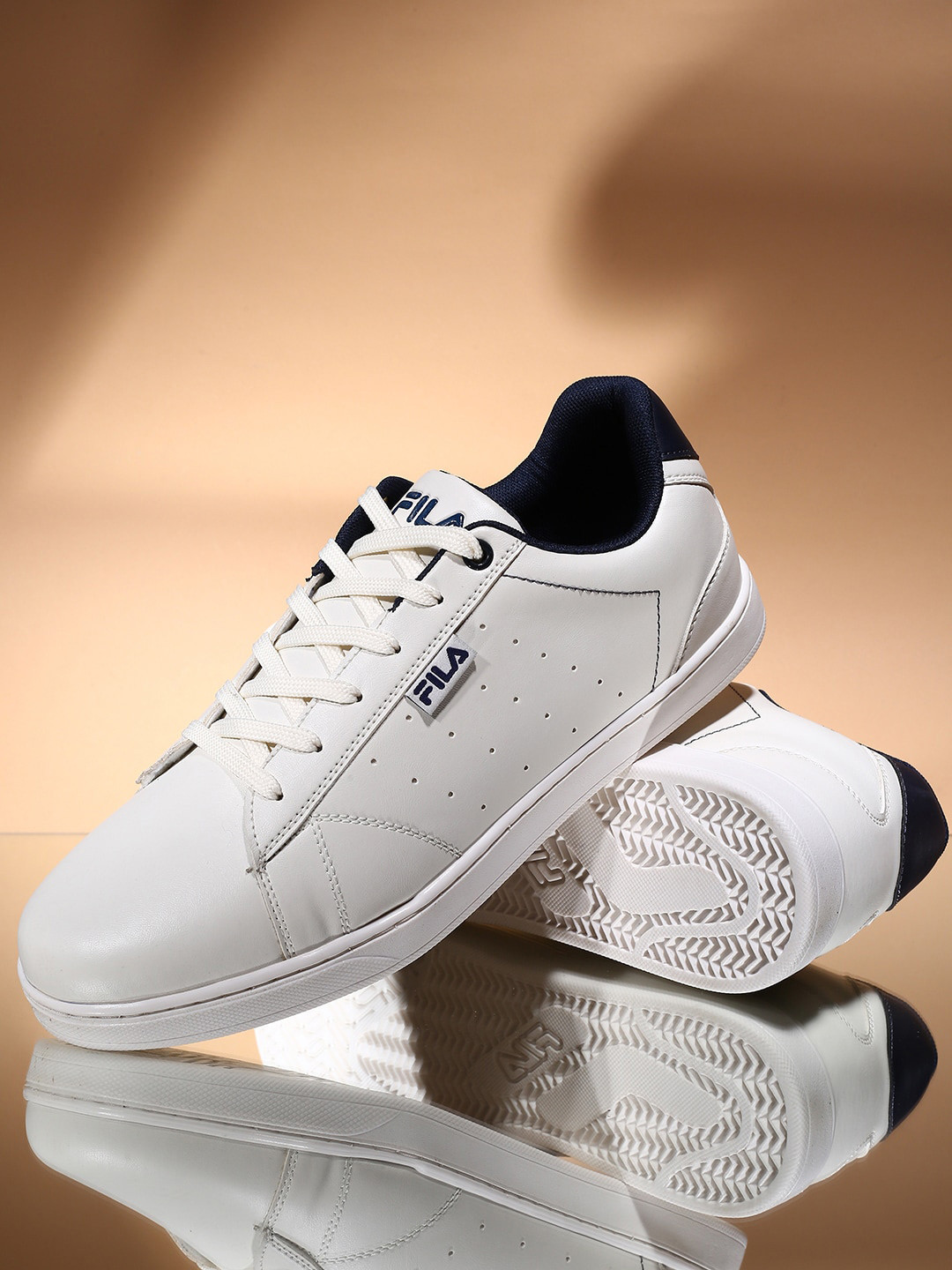 Buy FILA Men Perforations Lace Up PU Sneakers - Casual Shoes for Men ...