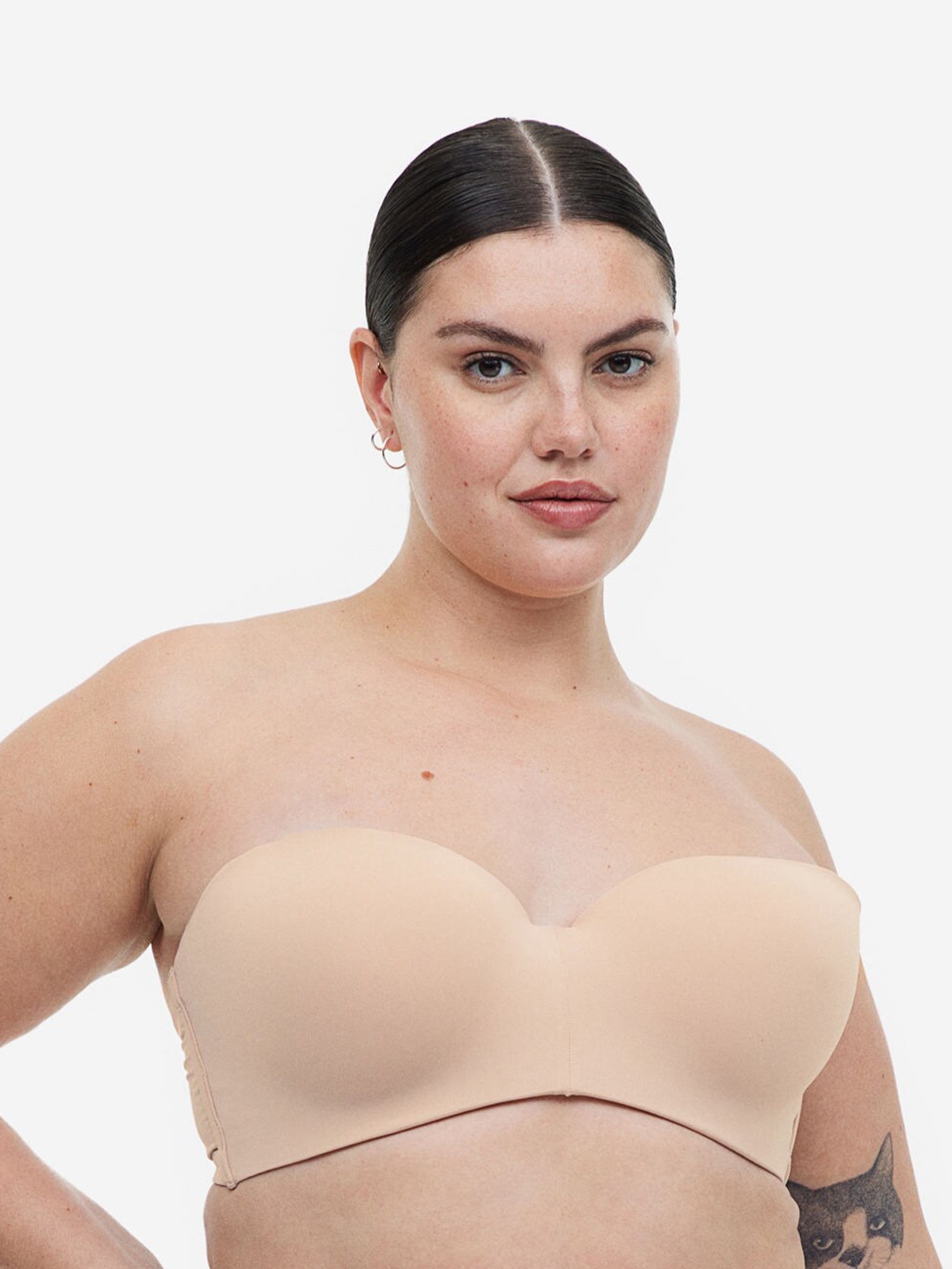 Buy H&M Women Plus Size Padded Microfibre Balconette Bra - Bra for ... Buy H&M Women Plus Size Padded Microfibre Balconette Bra - Bra for ...