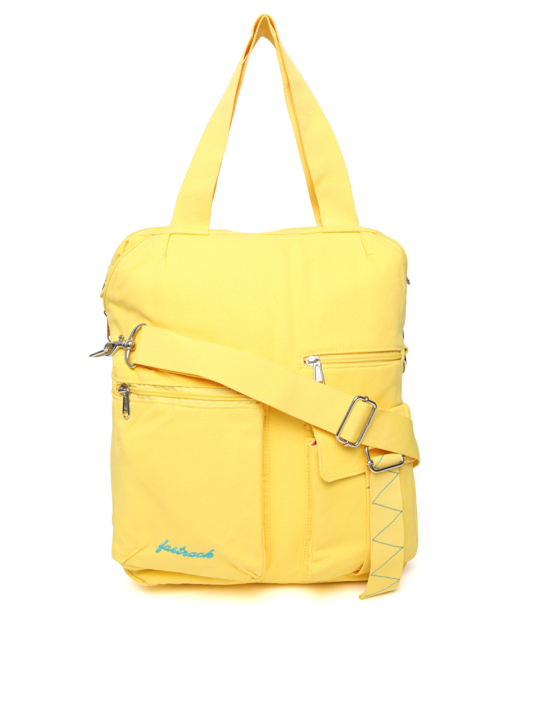 Buy Fastrack Women Yellow Solid Laptop Bag - Laptop Bag for Women ...