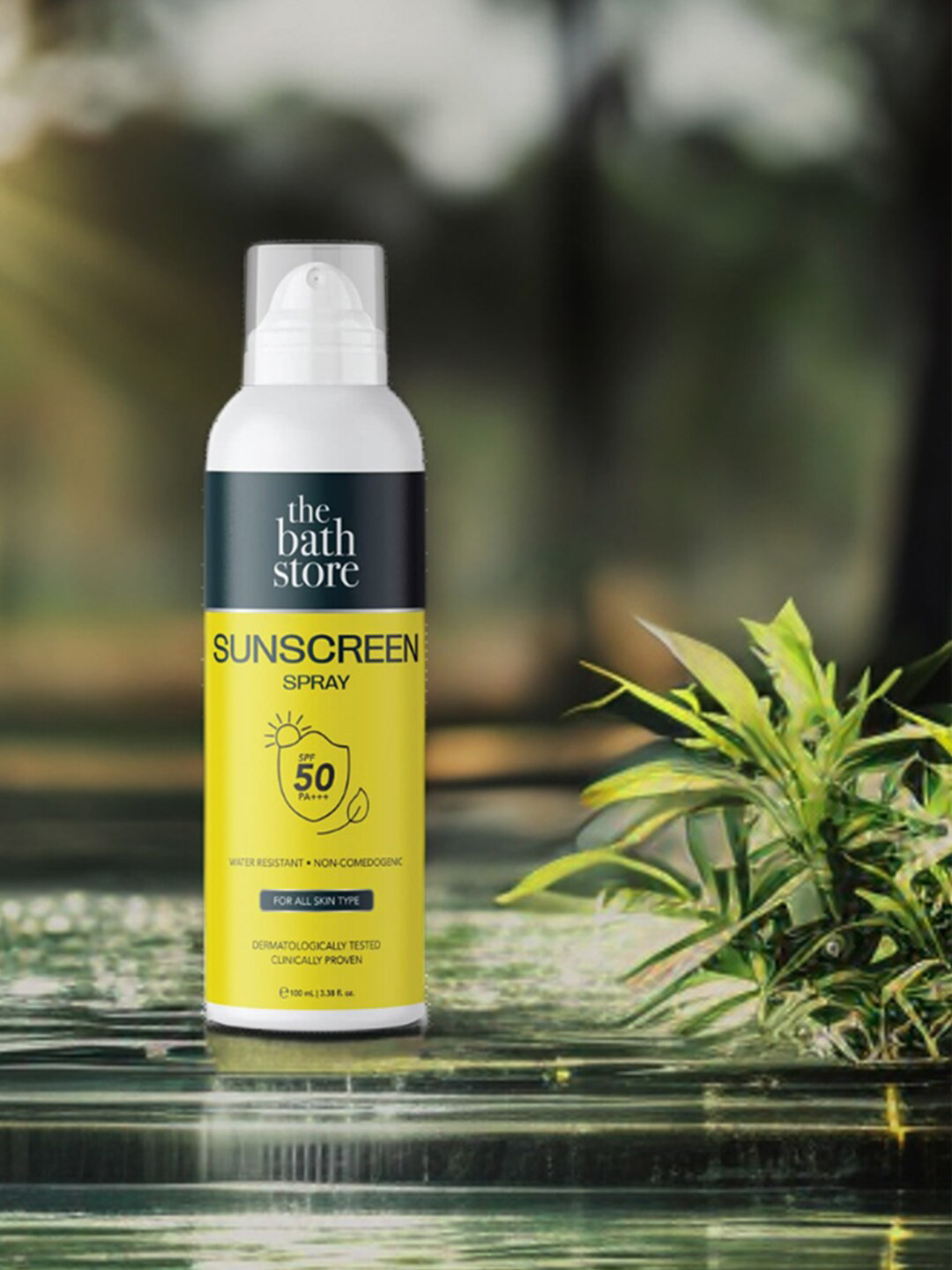 Buy The Bath Store Sunscreen Body Spray SPF 50 PA+++ With Matte Finish ...