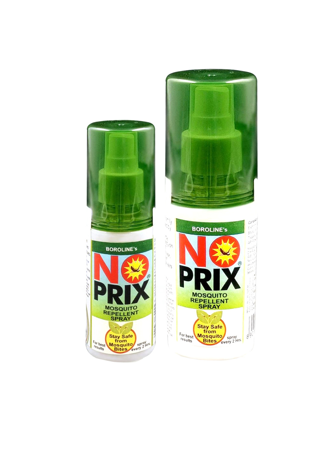 Buy BOROLINE Set Of 2 No Prix Mosquito Repellent Spray 100 Ml & 30 Ml ...
