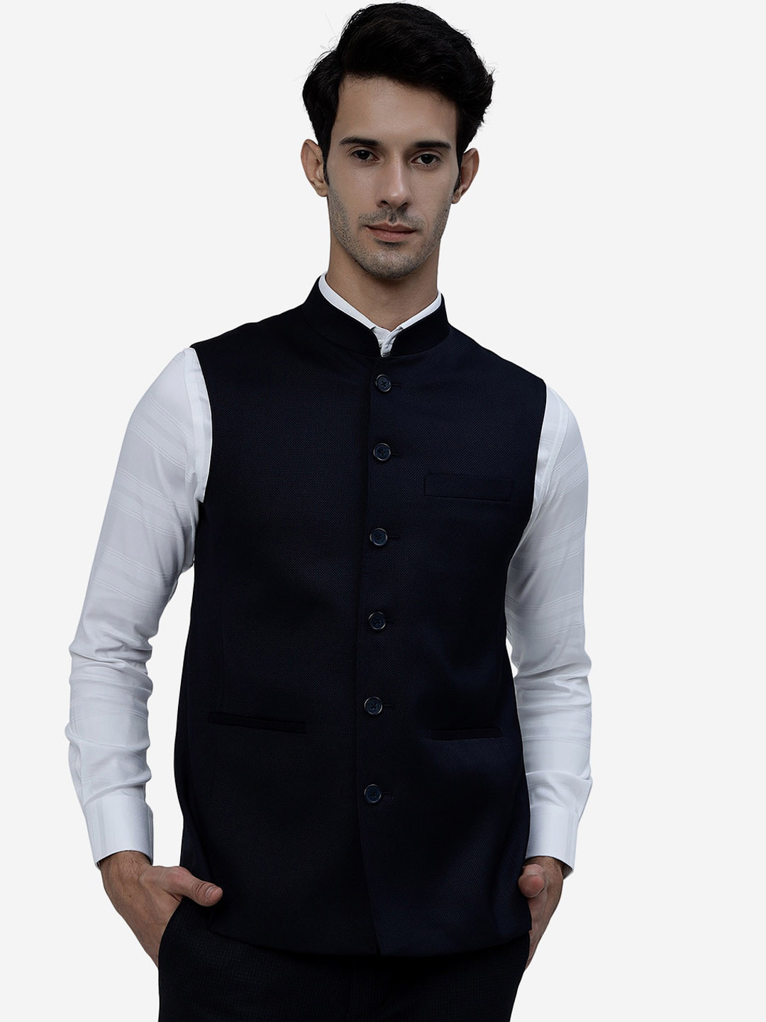 Buy MODI JACKET Sleeveless Woollen Tailored Jacket - Jackets for Men ...