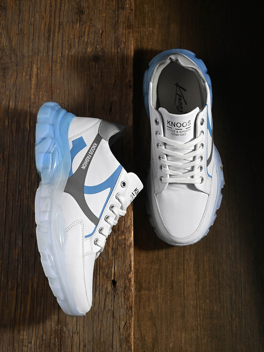 Buy Knoos Men Printed Lightweight Sneakers - Casual Shoes for Men ...