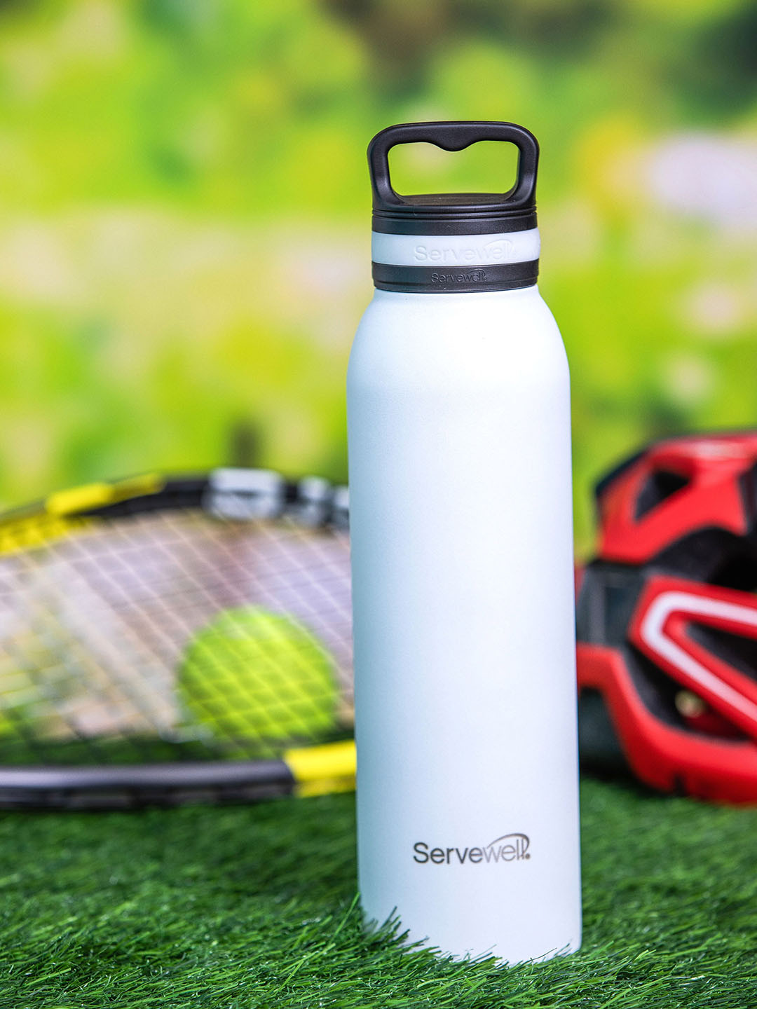 Buy Servewell Oslo Tulip White SS Vacuum Bottle Stainless Steel Flask ...