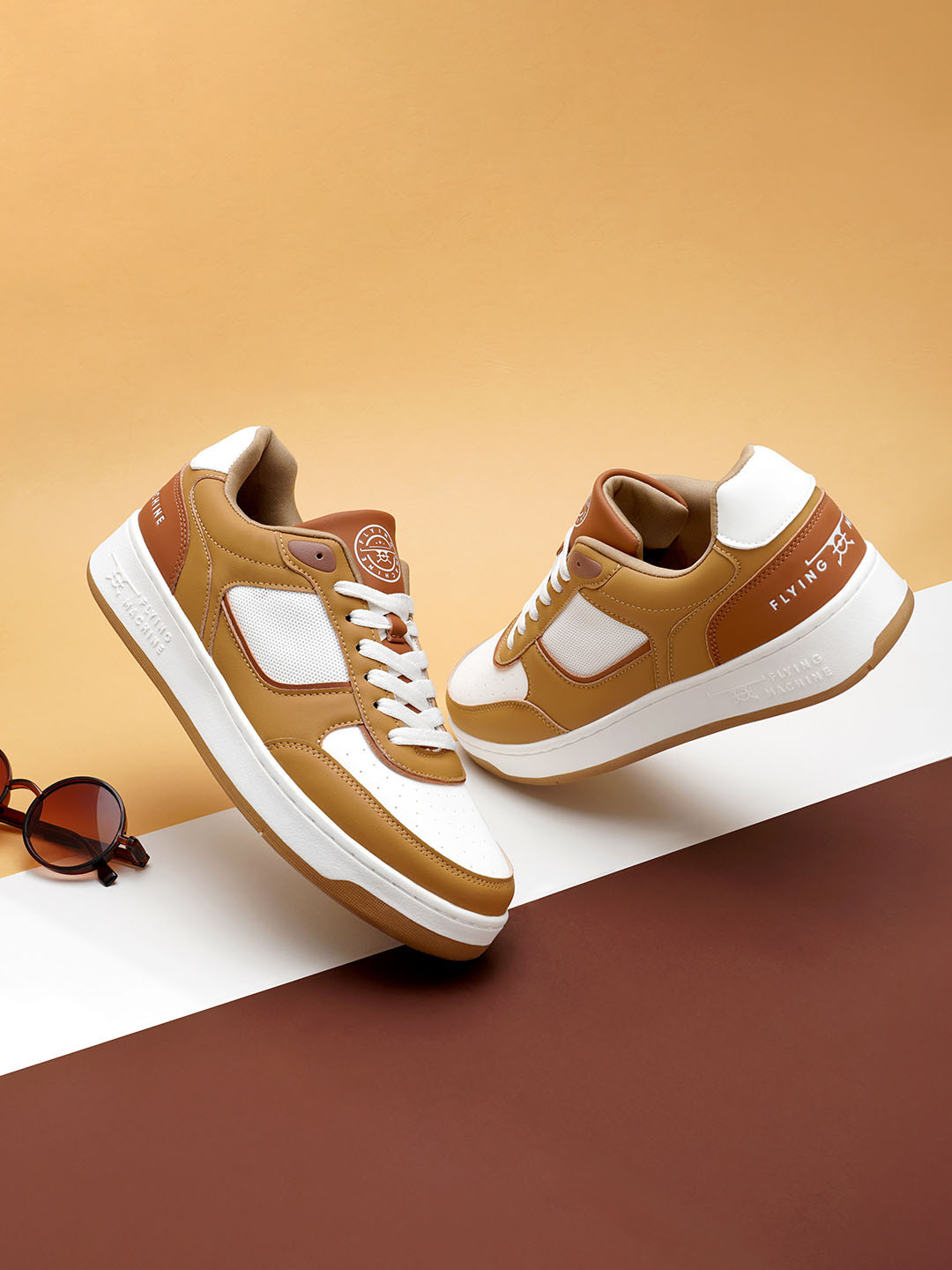 Buy Flying Machine Men KROVER Colourblocked Comfort Insole Basics ...