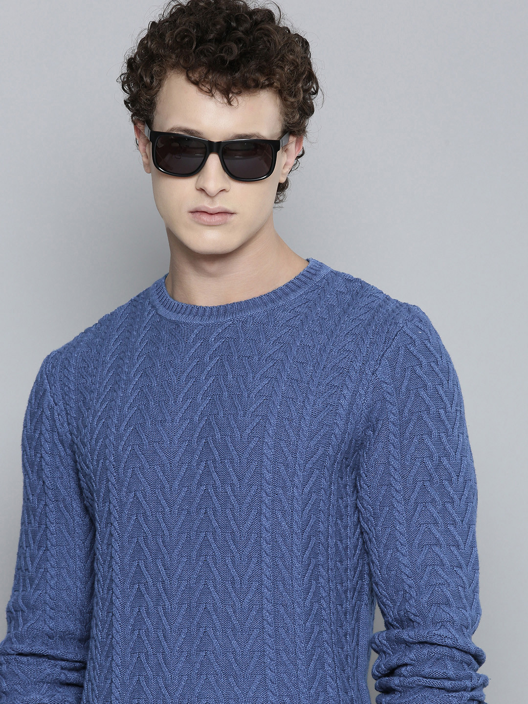 Buy Levis Pure Cotton Cable Knit Pullover - Sweaters for Men 23756698 ...