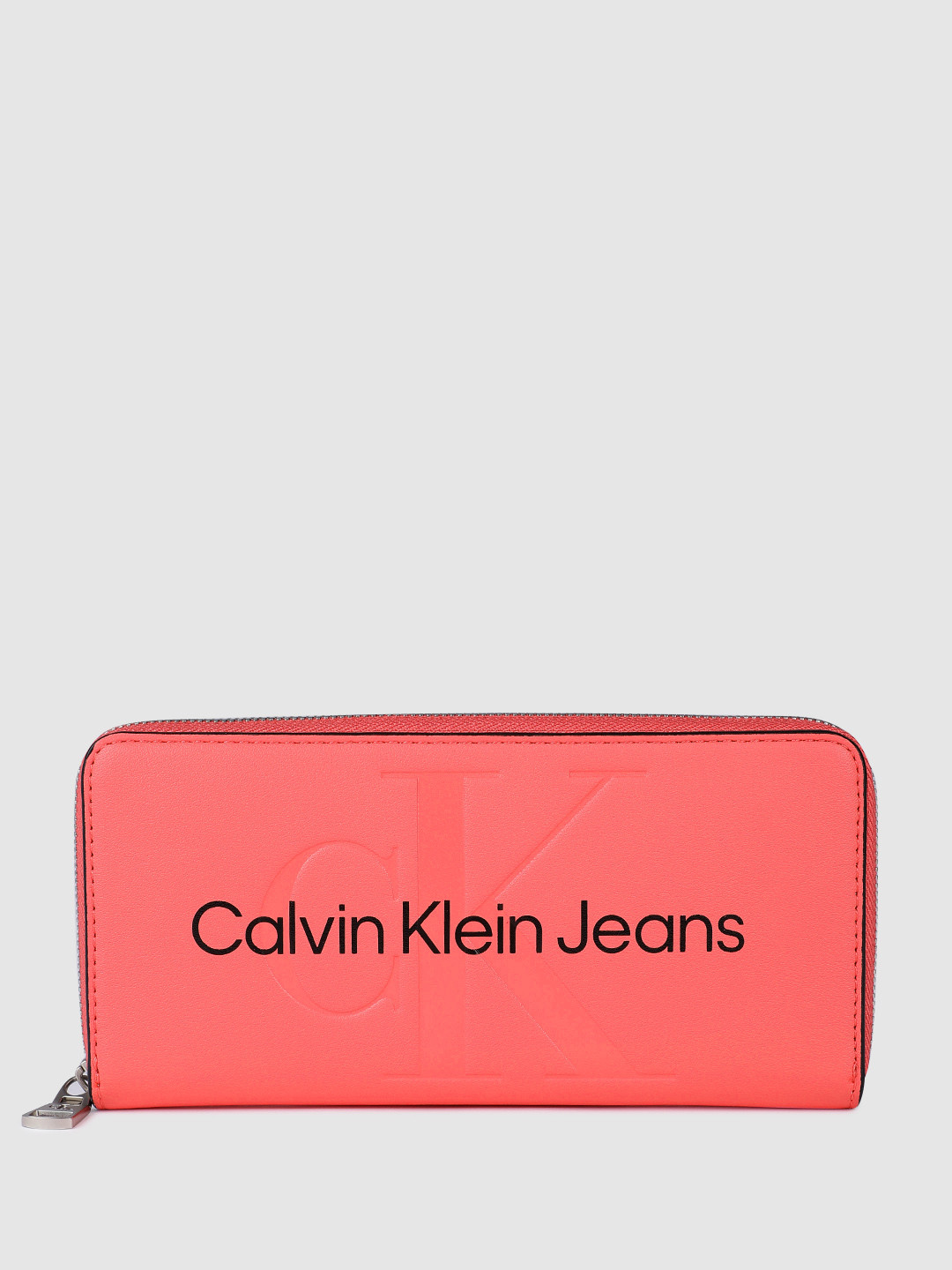 Buy Calvin Klein Women Brand Logo Printed Zip Around Wallet - Wallets ...