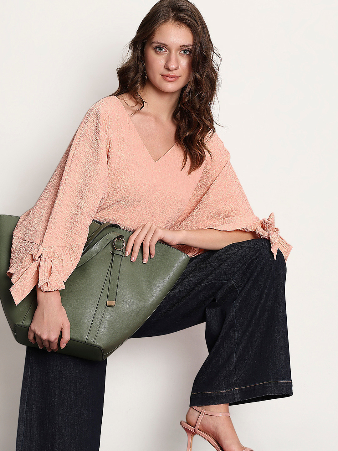 Buy Vero Moda Puff Sleeves Regular Top - Tops for Women 23758988 | Myntra