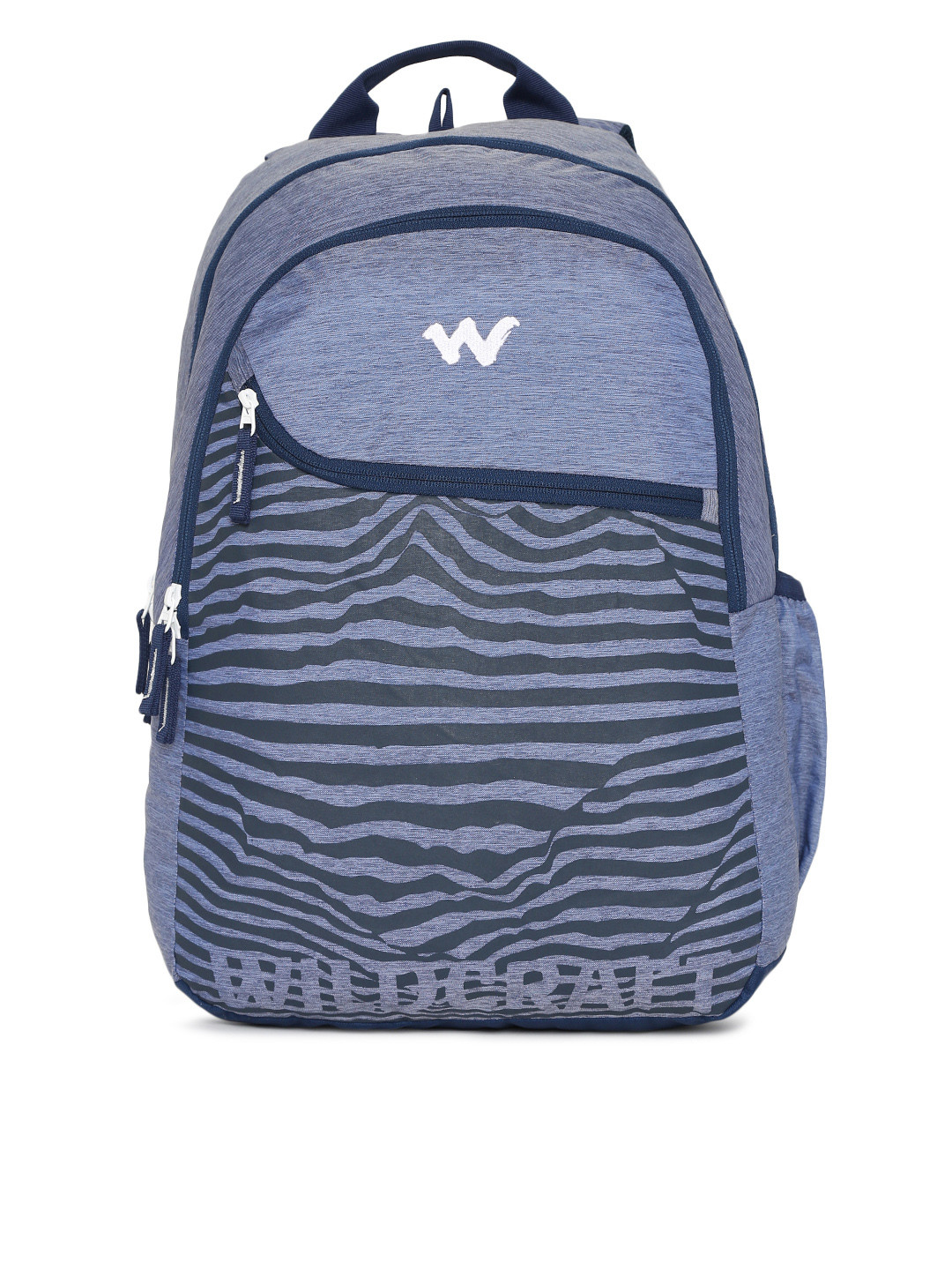 Buy Wildcraft 3 Wild Unisex Blue Graphic Backpack - Backpacks for ...