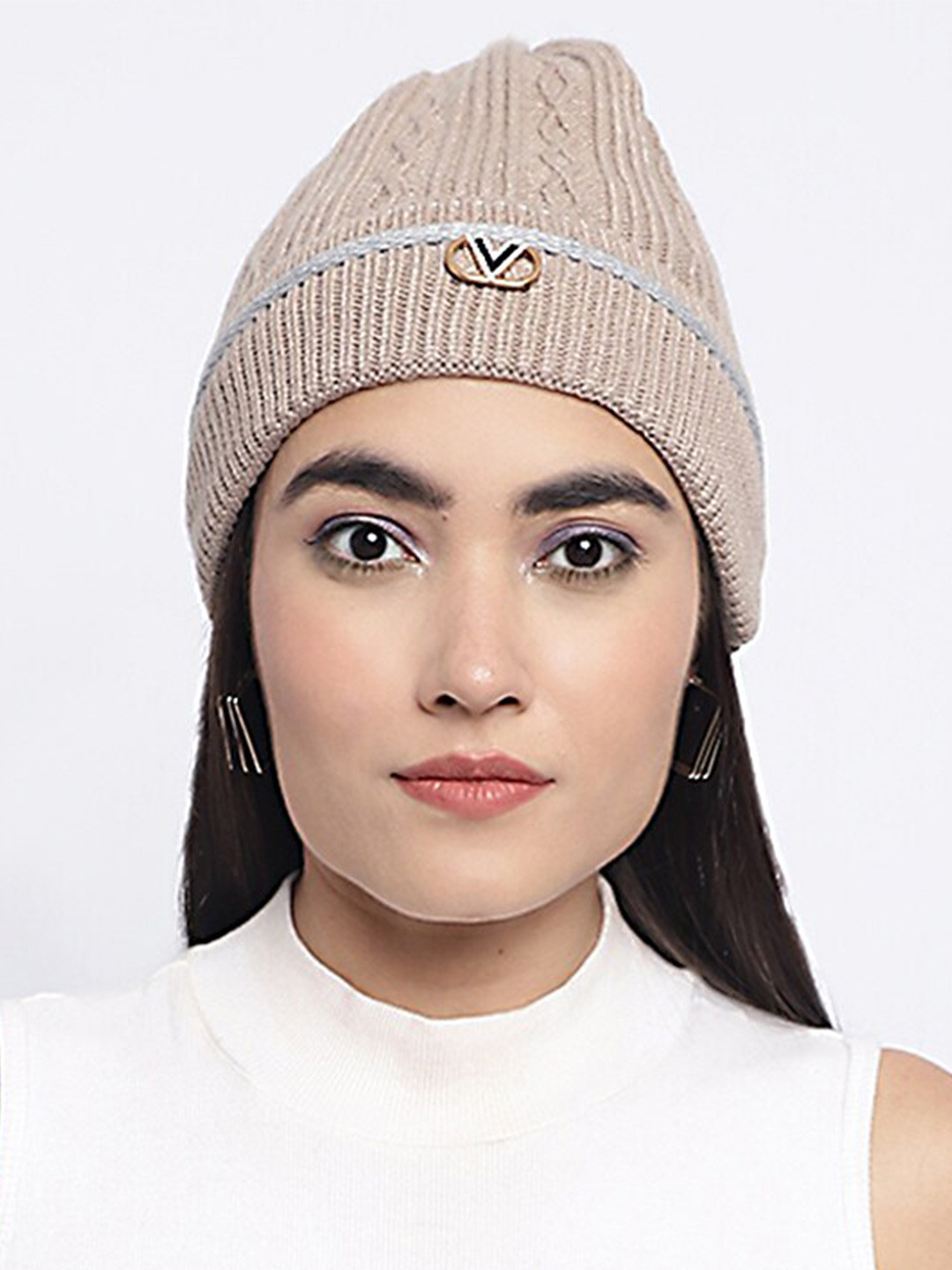 Buy ELLIS Self Designed Acrylic Beanie - Caps for Women 23771764 | Myntra