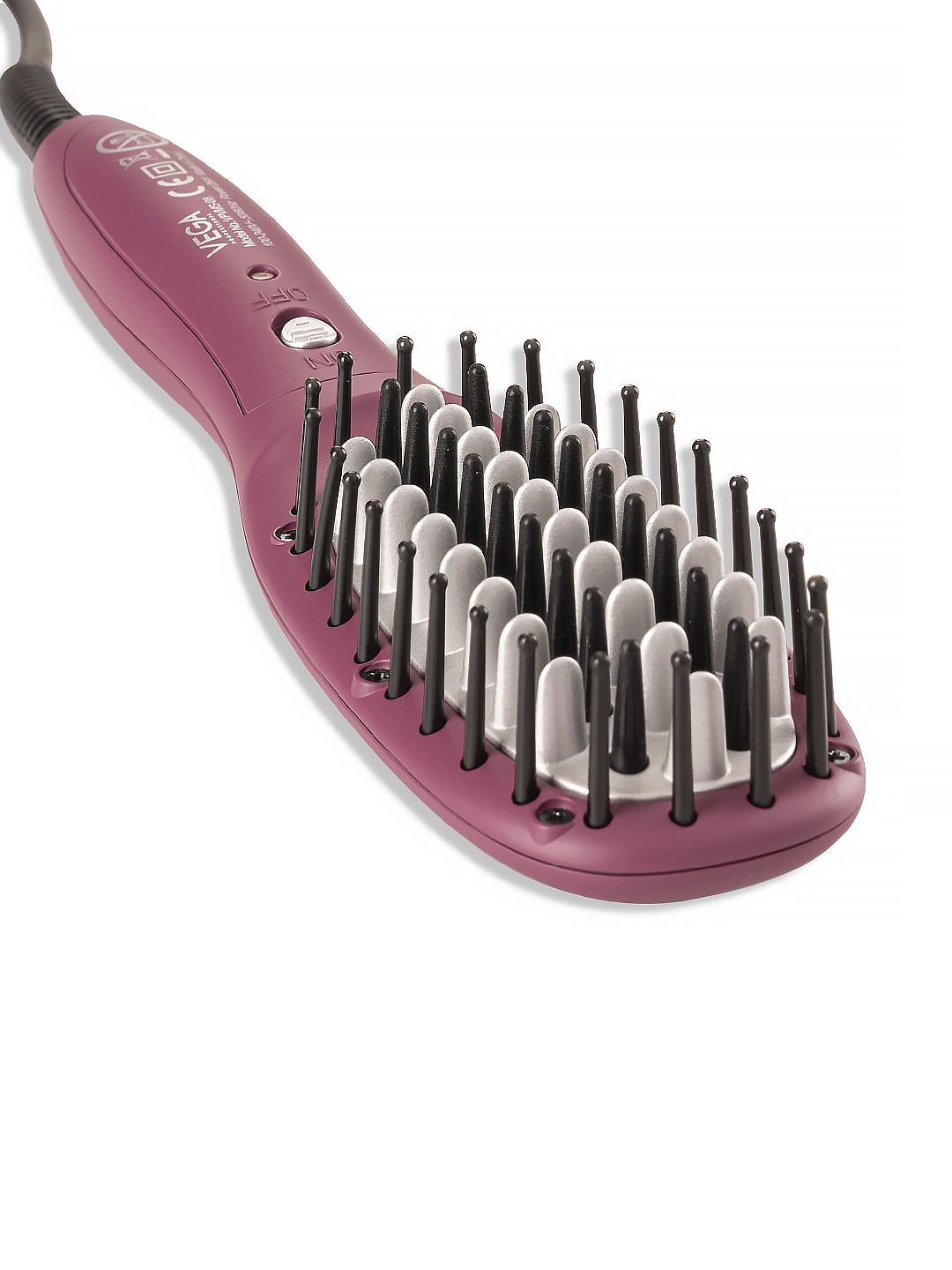 Buy VEGA PROFESSIONAL VPVMS 08 Mighty Mini Hair Straightener Brush ...